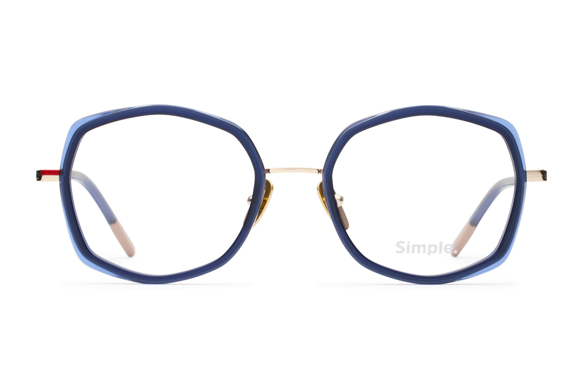 LIZA 008 BLEU TRANSLUCIDE – Simple Eyewear